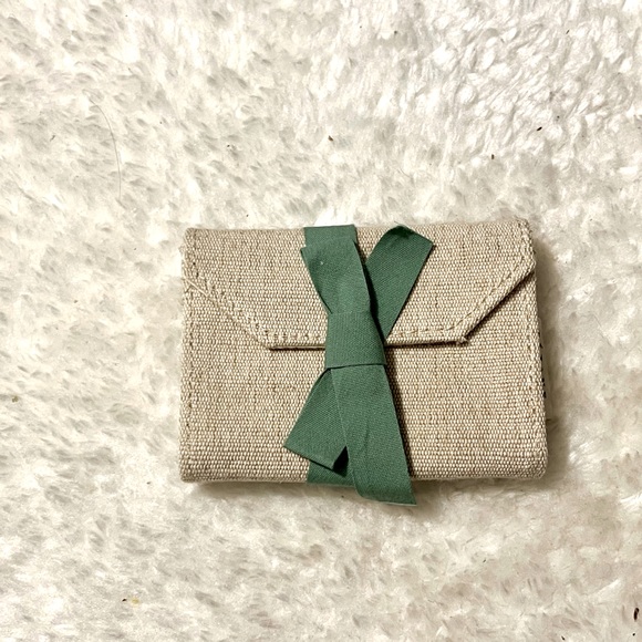 Sezane | Accessories | New Sezane Canvas Card Holder Coin Purse Wallet ...